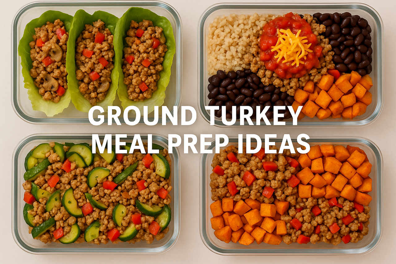 Easy & Healthy Ground Turkey Meal Prep Ideas – Hummus Fit