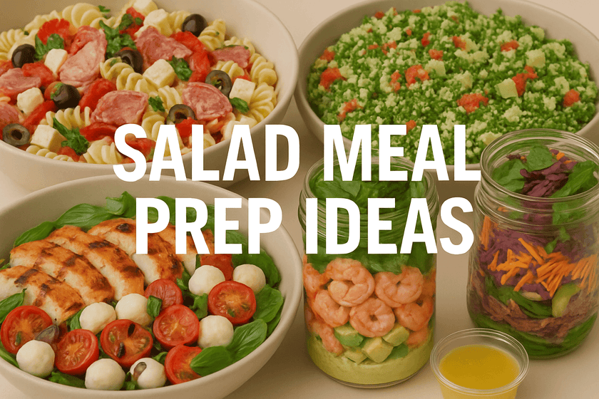 Easy and Healthy Salad Meal Prep Ideas – Hummus Fit