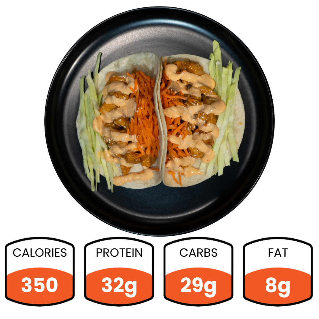 General Tso Tacos (Chinese Chicken Meal Prep) – Hummus Fit
