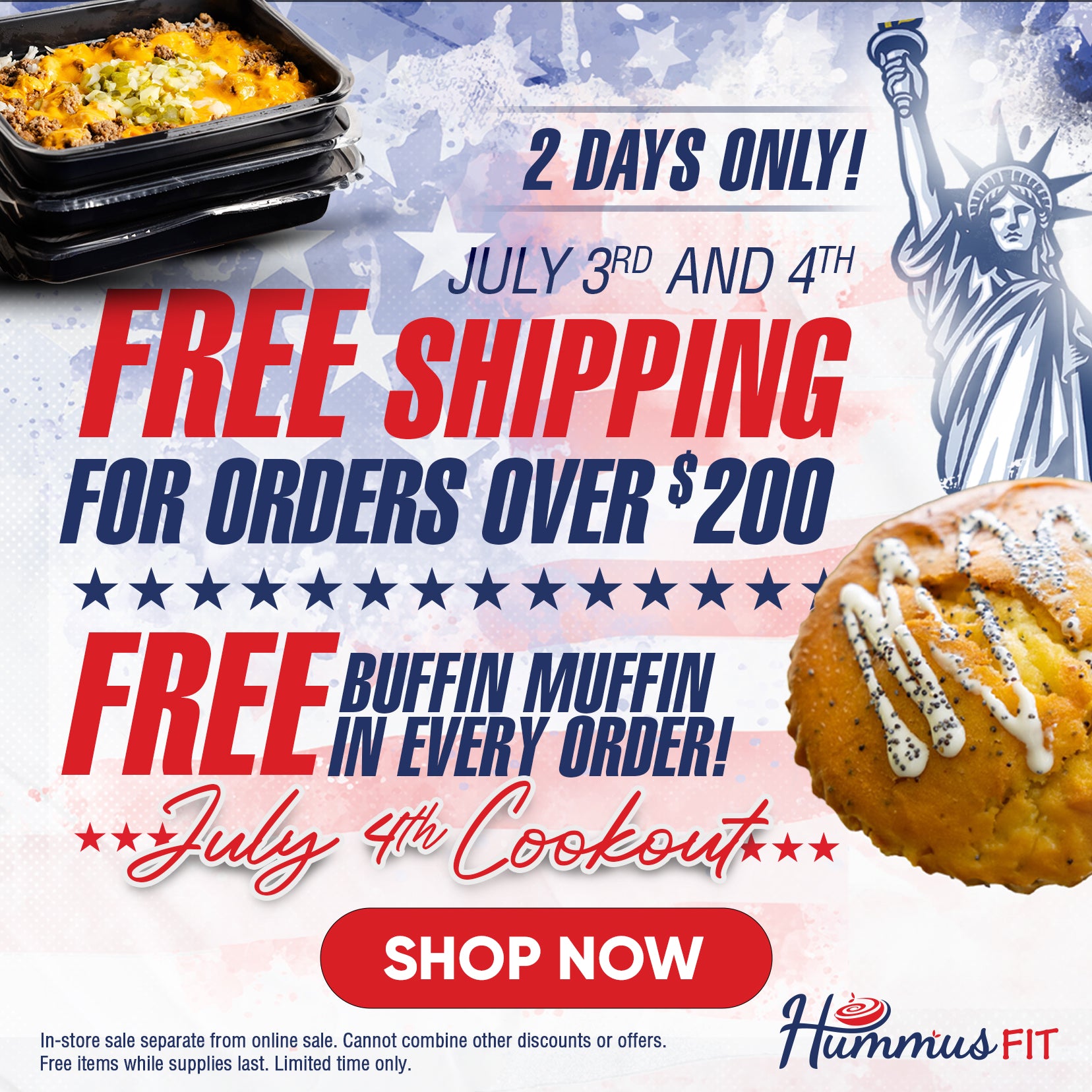Hummus Fit: Mediterranean Restaurant Meal Prep Delivery