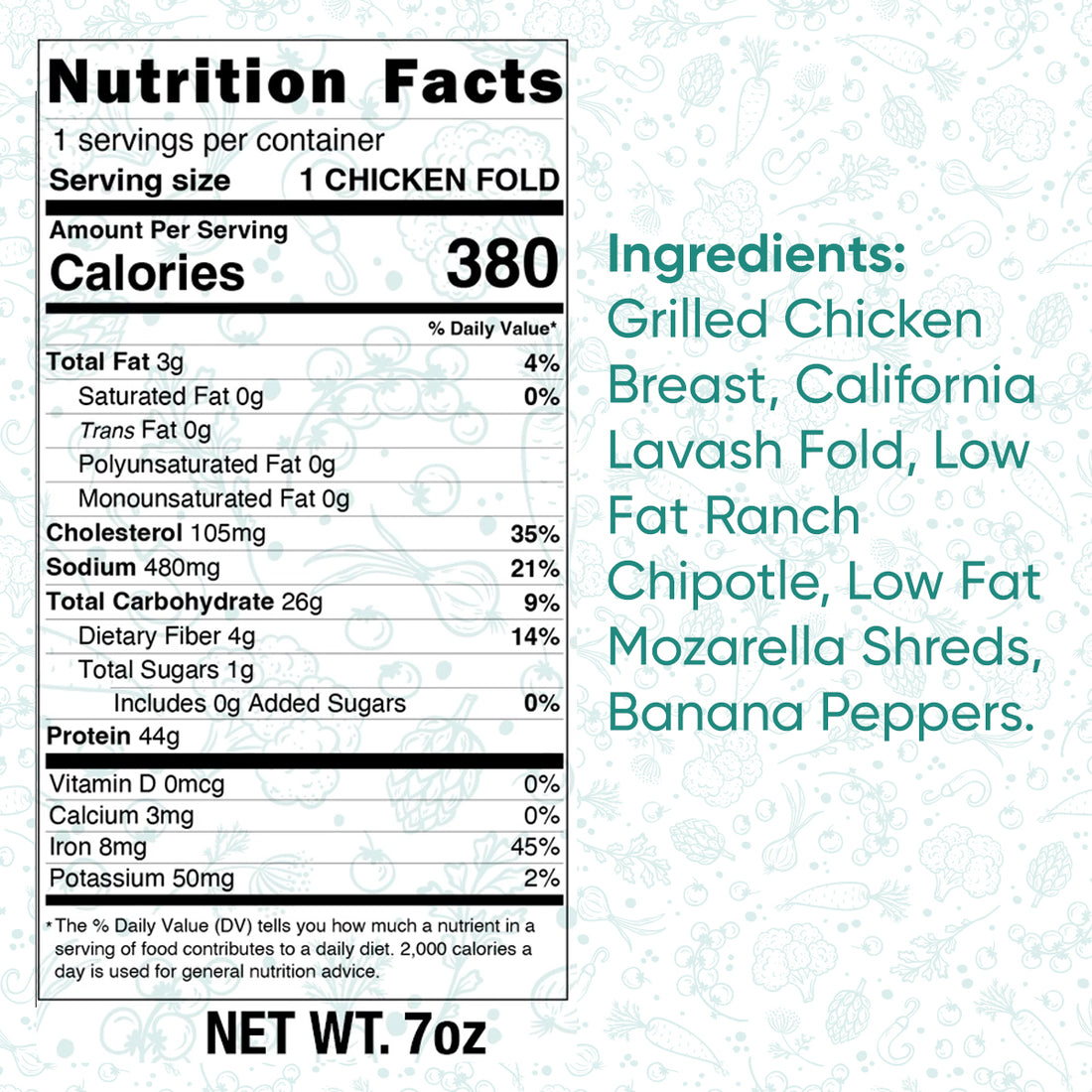 Spiced Chicken Fold (Grilled Chicken Meal Prep) – Hummus Fit